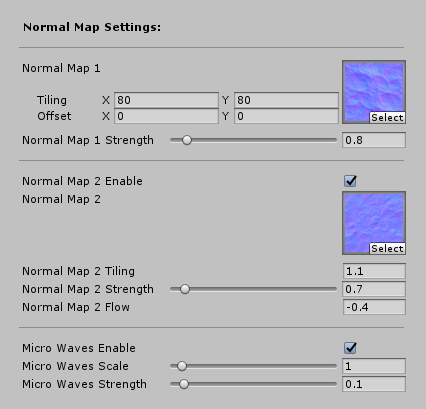 Simple Water Shaders. Shaders Settings (/ Simple Water Shader / Water Specular). Free Unity ...